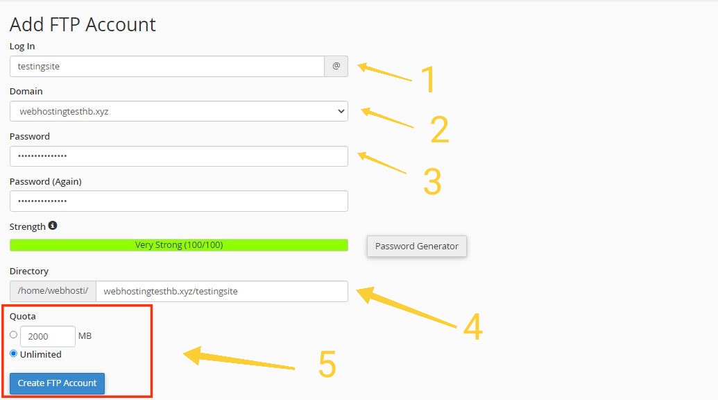 How to Create FTP Account in cPanel? Step-by-Step Guide 2025 - HostBet Blog